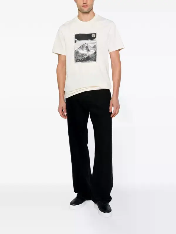 Moncler Mountain-print T-shirt