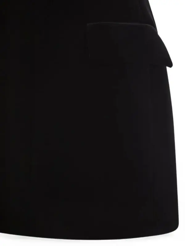 Sportmax Tefrite V-neck Flap-pocket Mini Dress