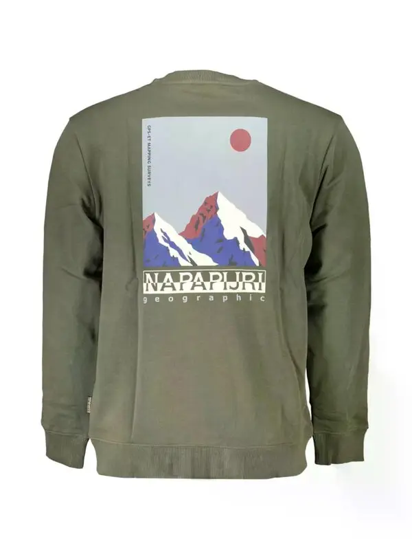 NAPAPIJRI Geographic Logo-print Sweatshirt