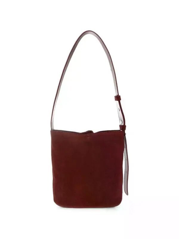 LIÉ STUDIO Paula Suede Shoulder Bag - Red