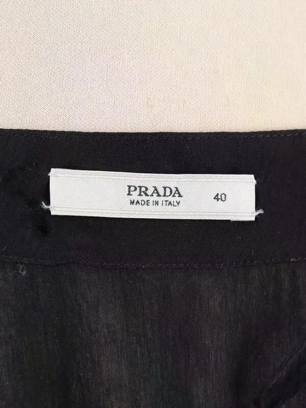 Prada Silk Midi Skirt