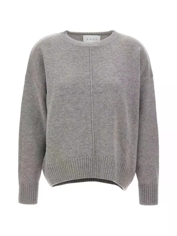 KAOS Dropped-shoulder Sweater - Grey