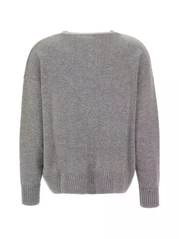KAOS Dropped-shoulder Sweater - Grey