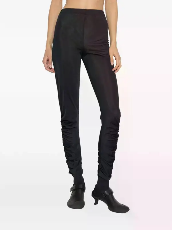 Noir Kei Ninomiya Gathered-detail Trousers