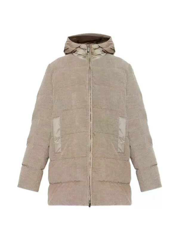 Paul & Shark Quilted Corduroy Coat