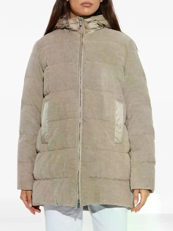 Paul & Shark Quilted Corduroy Coat