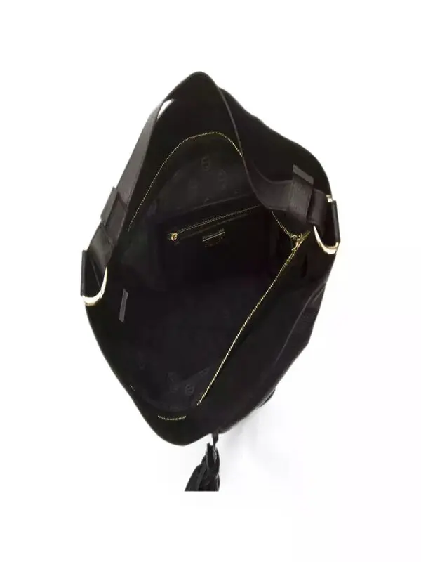 POMPEI DONATELLA Tassel-detail Leather Shoulder Bag