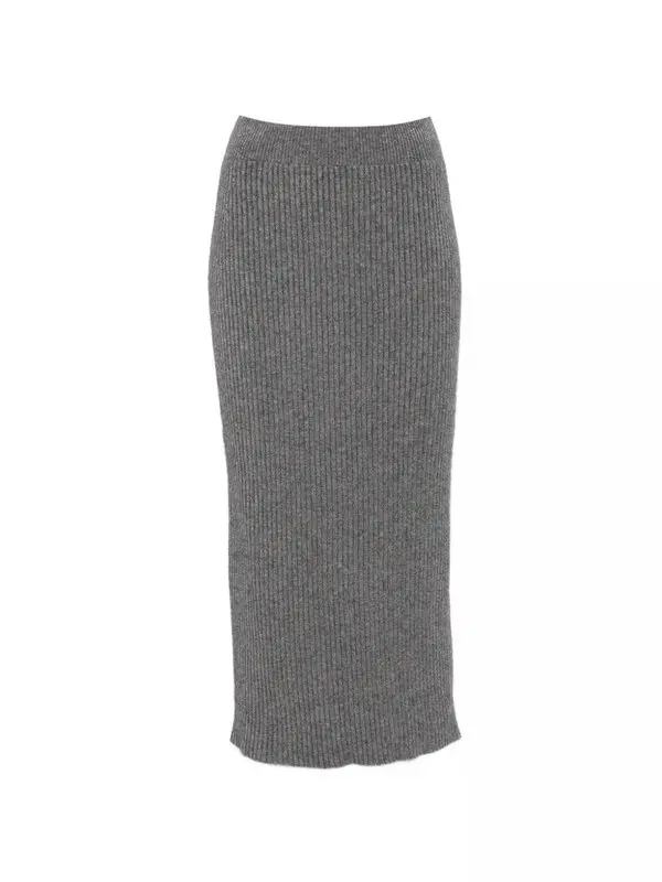 AROVESCIO Ribbed-knit Skirt
