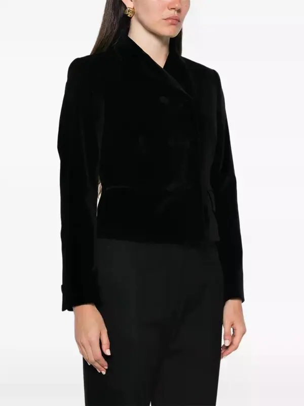 Tagliatore Double-breasted Velvet Jacket