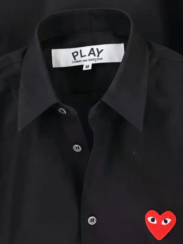 Play Comme Des Garcon Heart-print Shirt