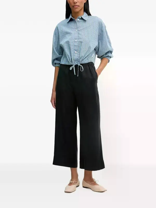 Marc O'polo Striped Drawstring-hem Shirt
