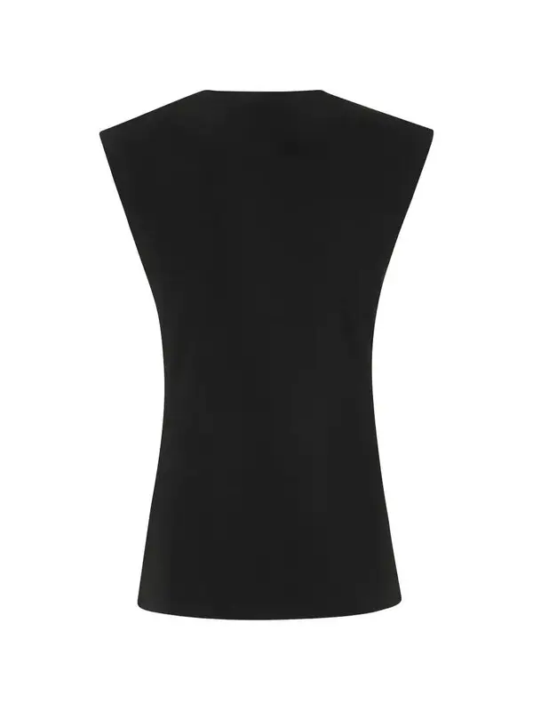 Norma Kamali Sleeveless Crew-neck Top