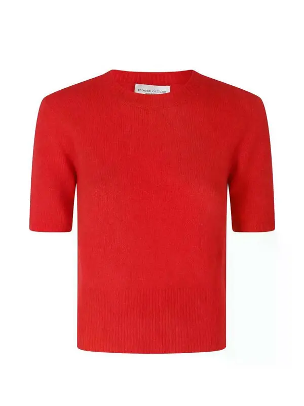 ROBERTO COLLINA Short-sleeve Crew-neck Top