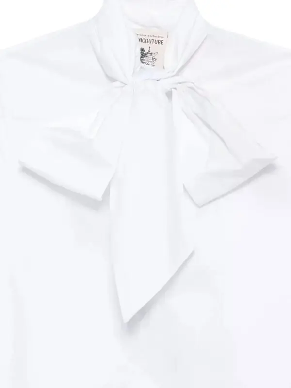 SEMICOUTURE Pussy-bow Long-sleeve Shirt