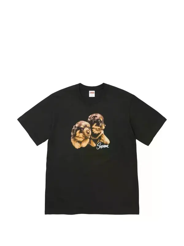 Supreme Puppies Graphic-print T-shirt - Black