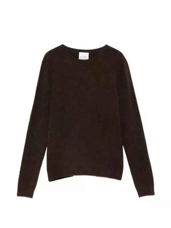 AROVESCIO Fine-knit Crew-neck Sweater