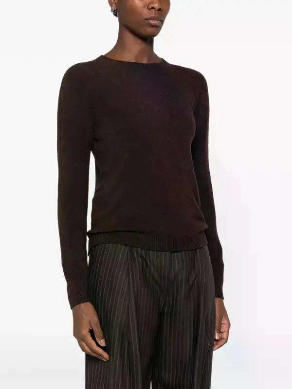 AROVESCIO Fine-knit Crew-neck Sweater