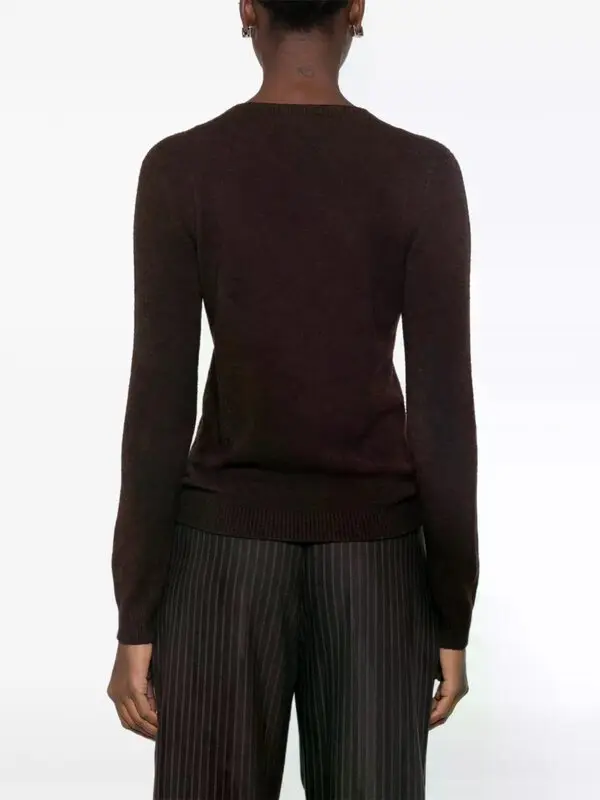 AROVESCIO Fine-knit Crew-neck Sweater