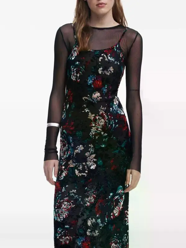 Desigual Floral-print Maxi Dress