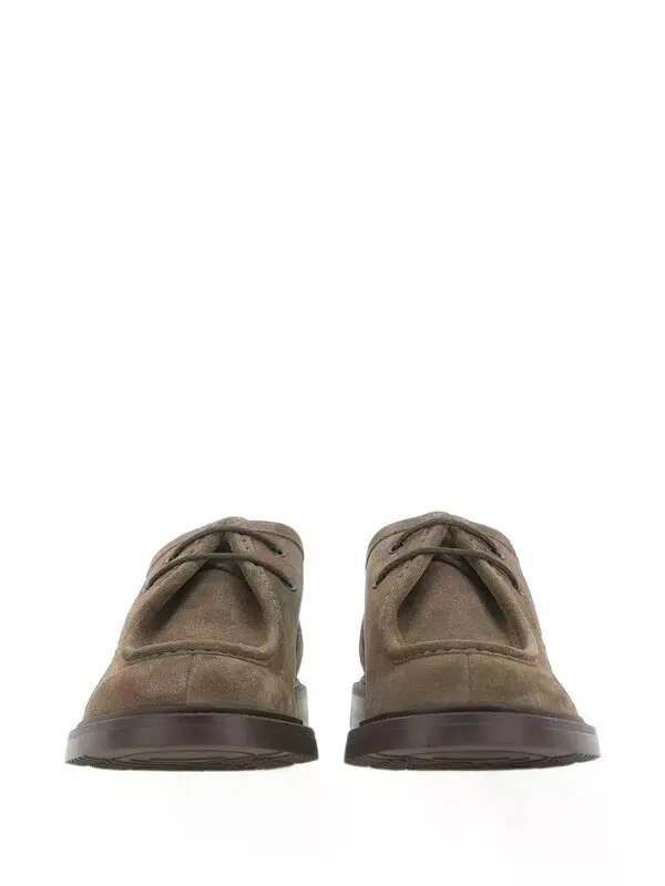 DOUCAL'S Janus Suede Lace-up Oxford Shoes