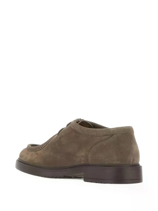 DOUCAL'S Janus Suede Lace-up Oxford Shoes