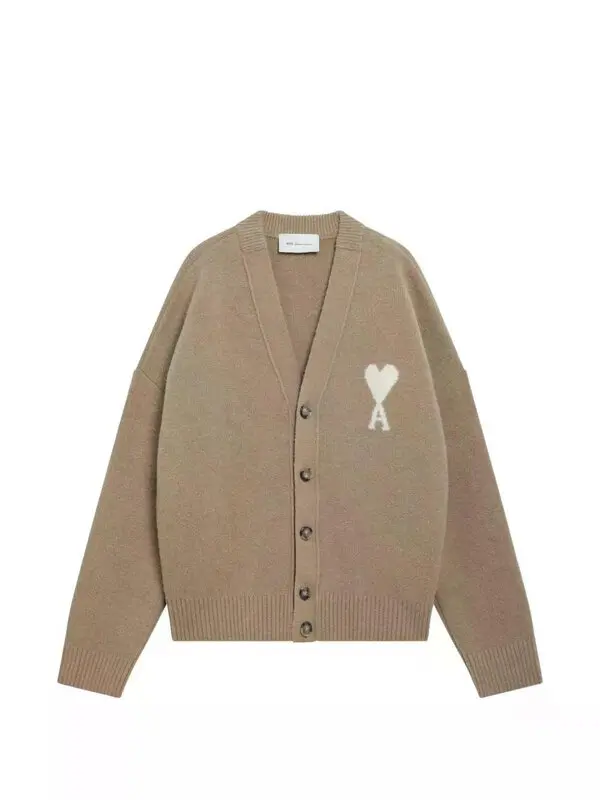AMI Paris V-neck Cardigan