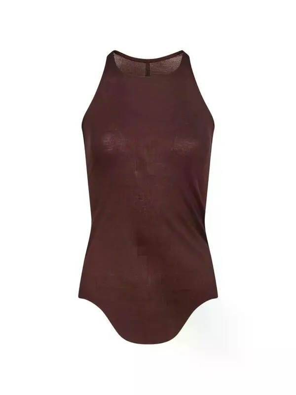 Rick Owens Racerback Curved-hem Tank Top