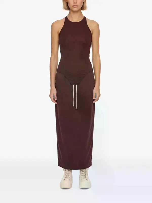 Rick Owens Racerback Curved-hem Tank Top