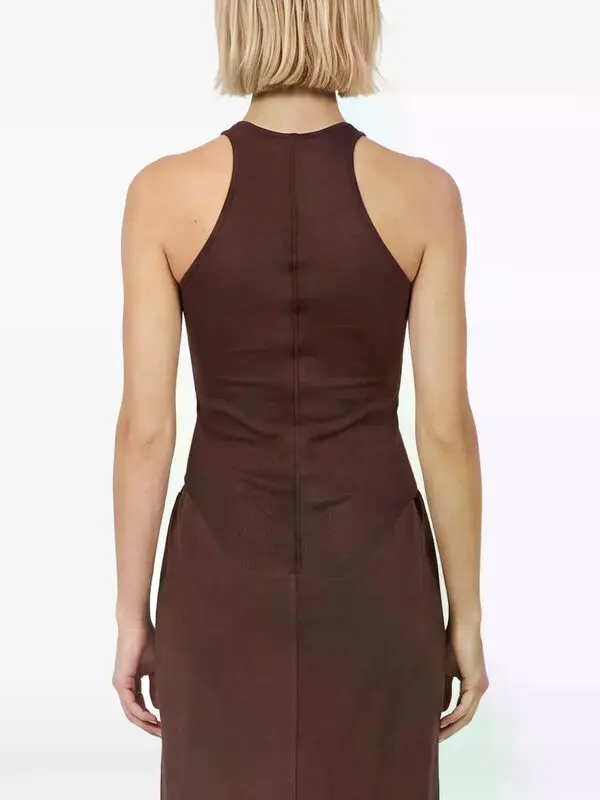 Rick Owens Racerback Curved-hem Tank Top