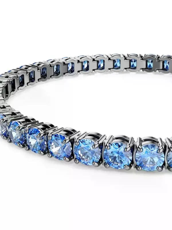 SWAROVSKI Crystal-embellished Round-cut Necklace - Silver