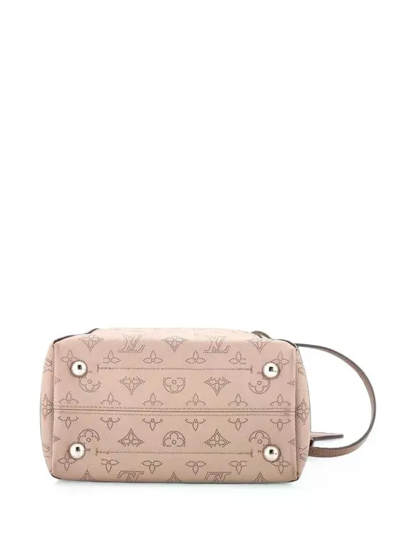 LOUIS VUITTON Hina Handbag Mahina Leather Pm Shoulder Bag - Grey