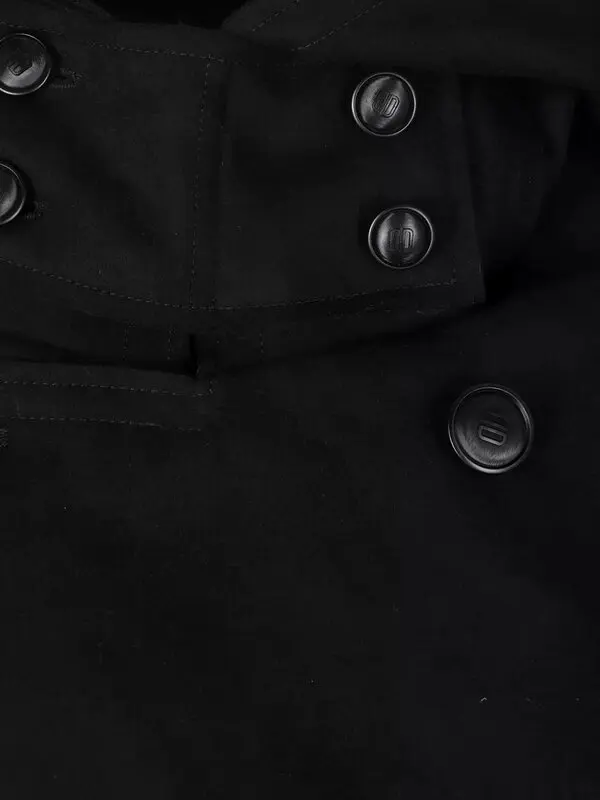 DUNO Ares Berlino Double-breasted Hooded Jacket