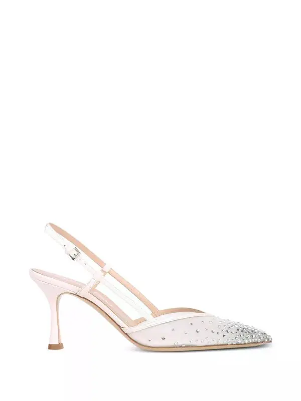 NINALILOU Amy Embellished Mesh Pumps