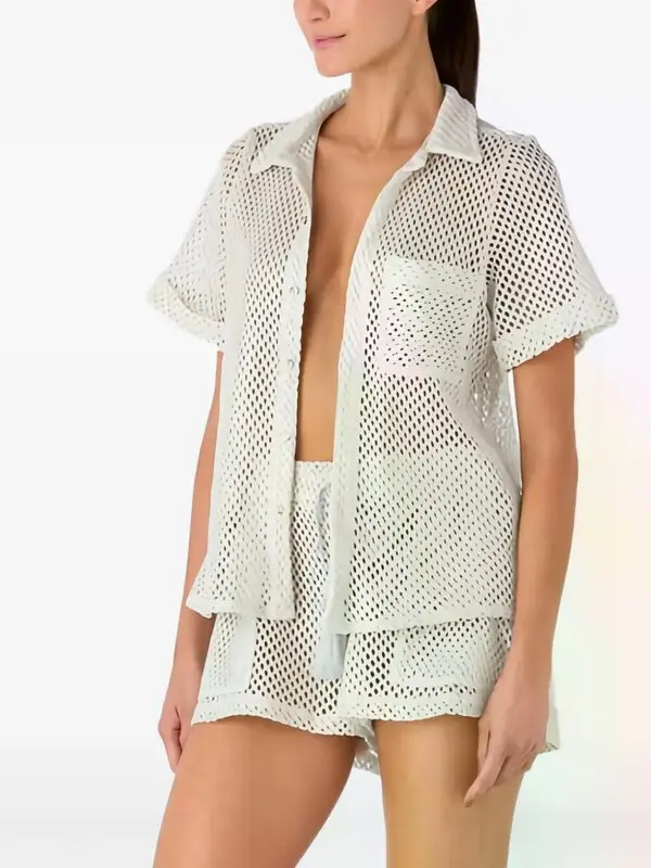 PALMACEA Maya Mesh-knit Shirt
