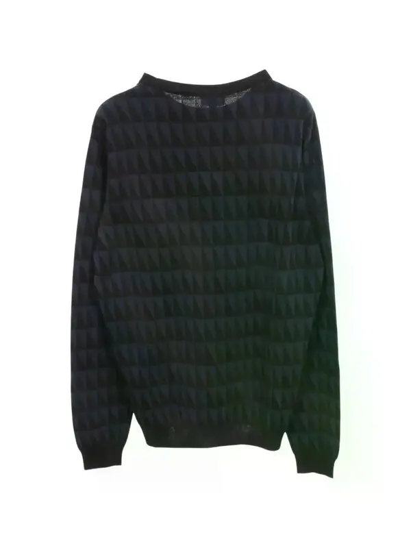 Giorgio Armani 2020s Geometric-pattern Sweater