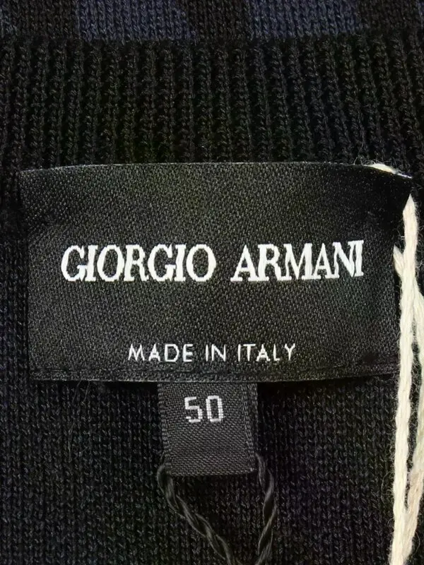 Giorgio Armani 2020s Geometric-pattern Sweater