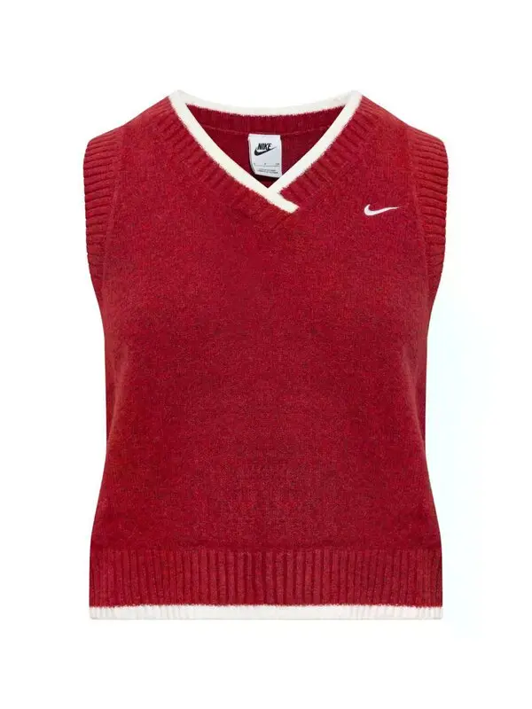 Nike Logo-embroidered V-neck Vest