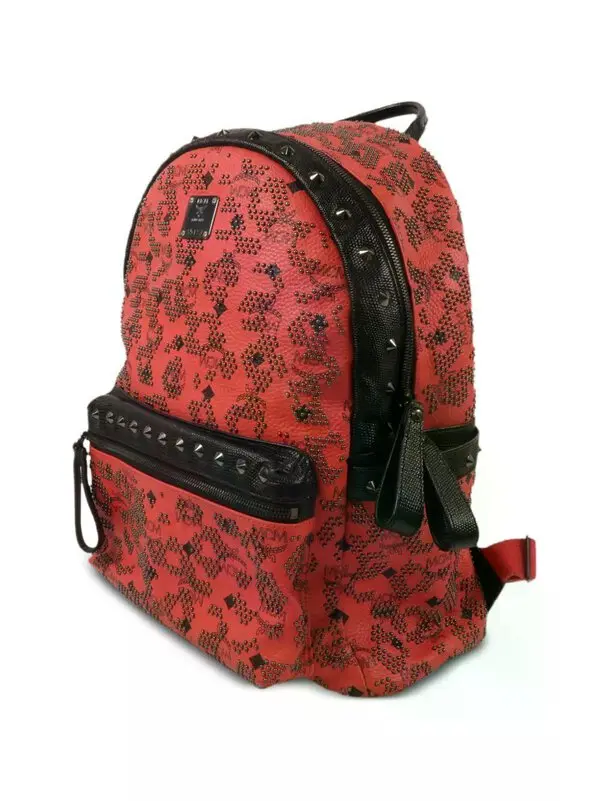 Mcm Stark Studded Backpack
