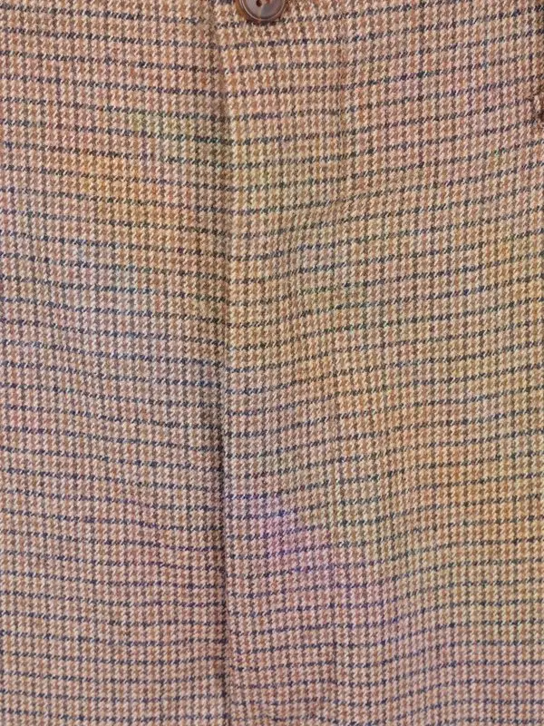 HED MAYNER Micro-check Pleated Trousers