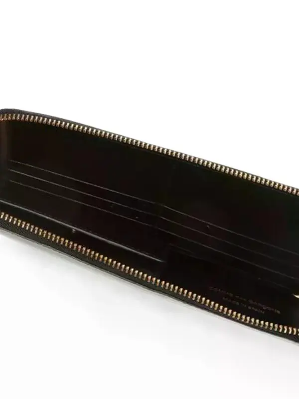 Comme Des Garçons Logo-print Leather Wallet - Black