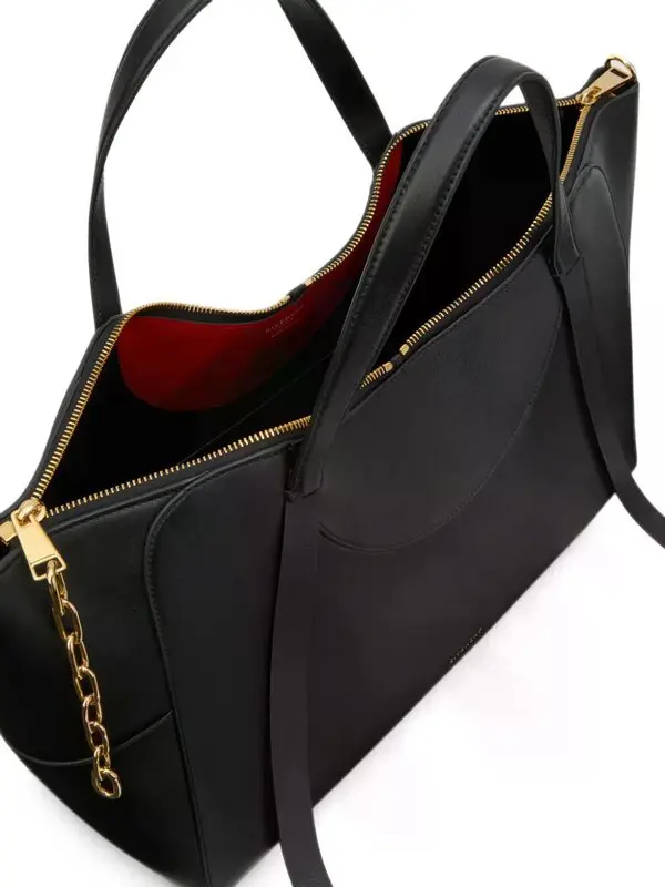 Givenchy Large The Snatch Bag In Grained Leather - Black