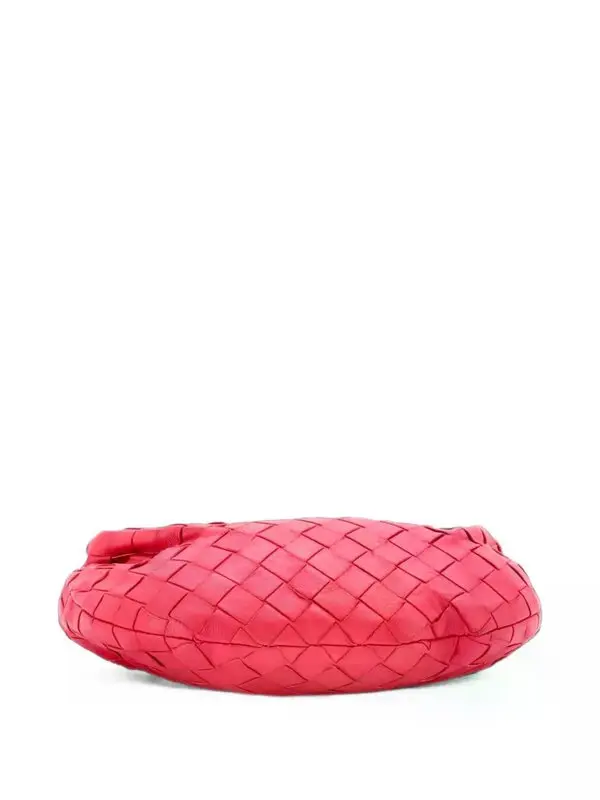 Bottega Veneta Bv Jodie Intrecciato Nappa Mini Hobo Bag - Pink