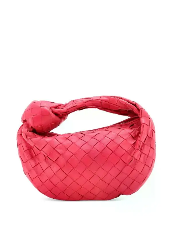 Bottega Veneta Bv Jodie Intrecciato Nappa Mini Hobo Bag - Pink