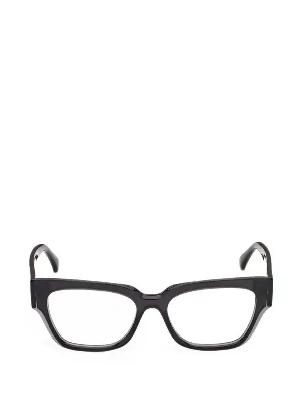 Max Mara Logo-detail Glasses - Black