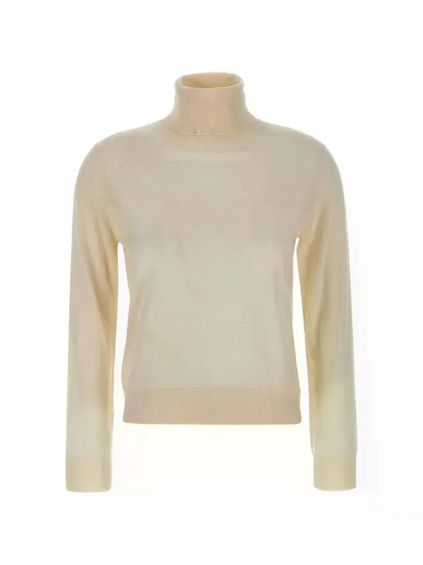 KANGRA Ribbed-trim Turtleneck Sweater