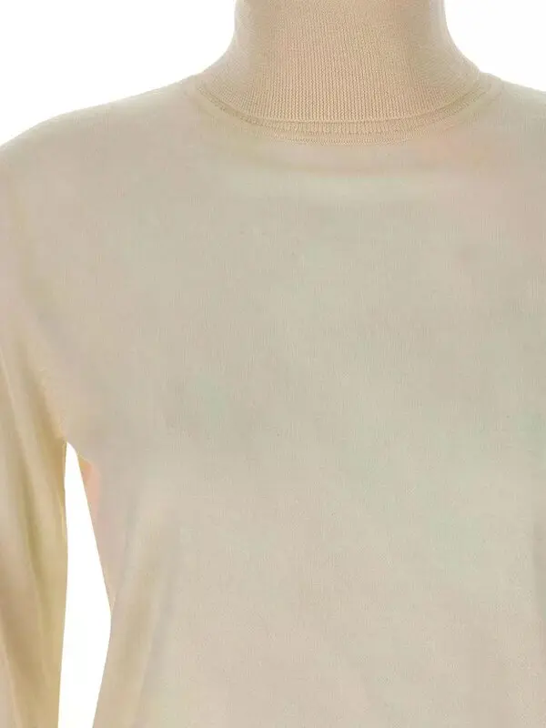 KANGRA Ribbed-trim Turtleneck Sweater