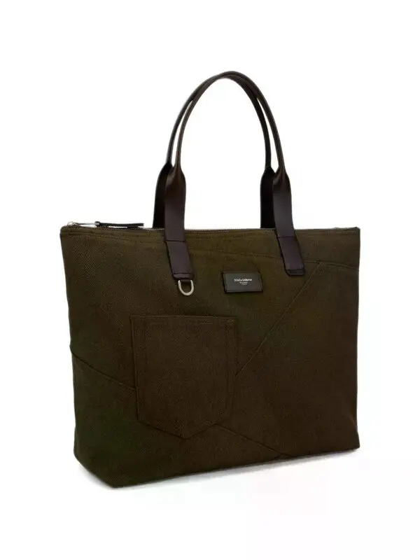Dolce & Gabbana Adamo Patchwork Shopping Bag