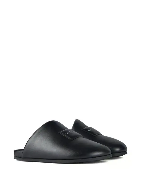 Givenchy Puffy Mules In Nappa Leather