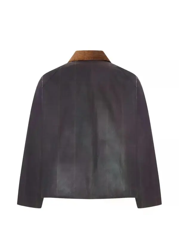 Paul Smith X Barbour Windowpane Transport Wax Jacket