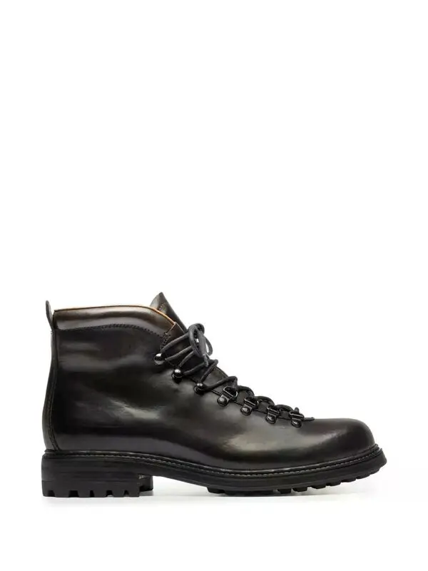 Officine Creative Lace-up Leather Boots